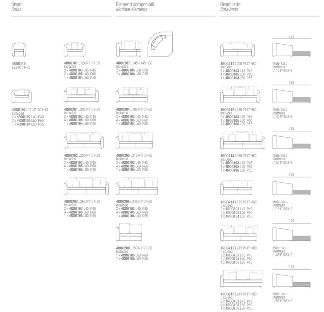 Купить Диван Marelli Giulio . Код товара - 103847 | STS Corporation