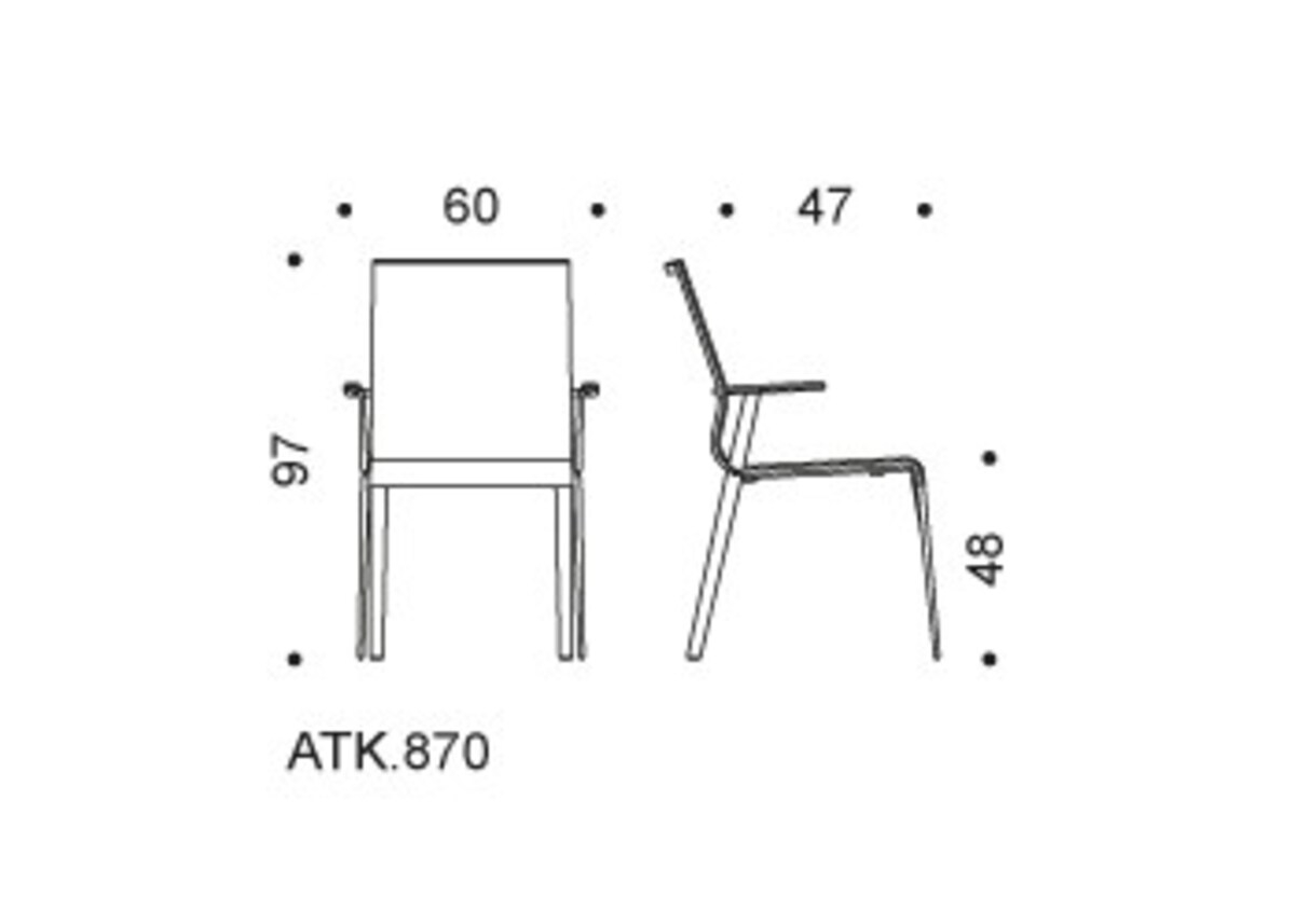 Купить Стул ICF. Код товара - 115385 | STS Corporation